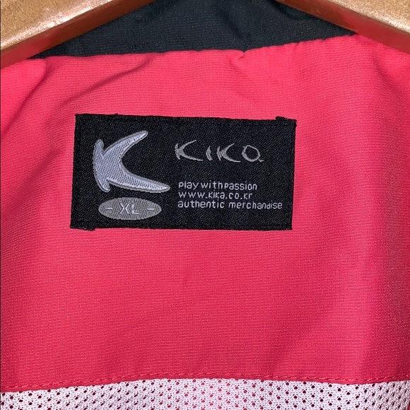 Kiko | Jackets & Coats | Kiko Pink Grey Hooded Windbreaker Jacket | Poshmark